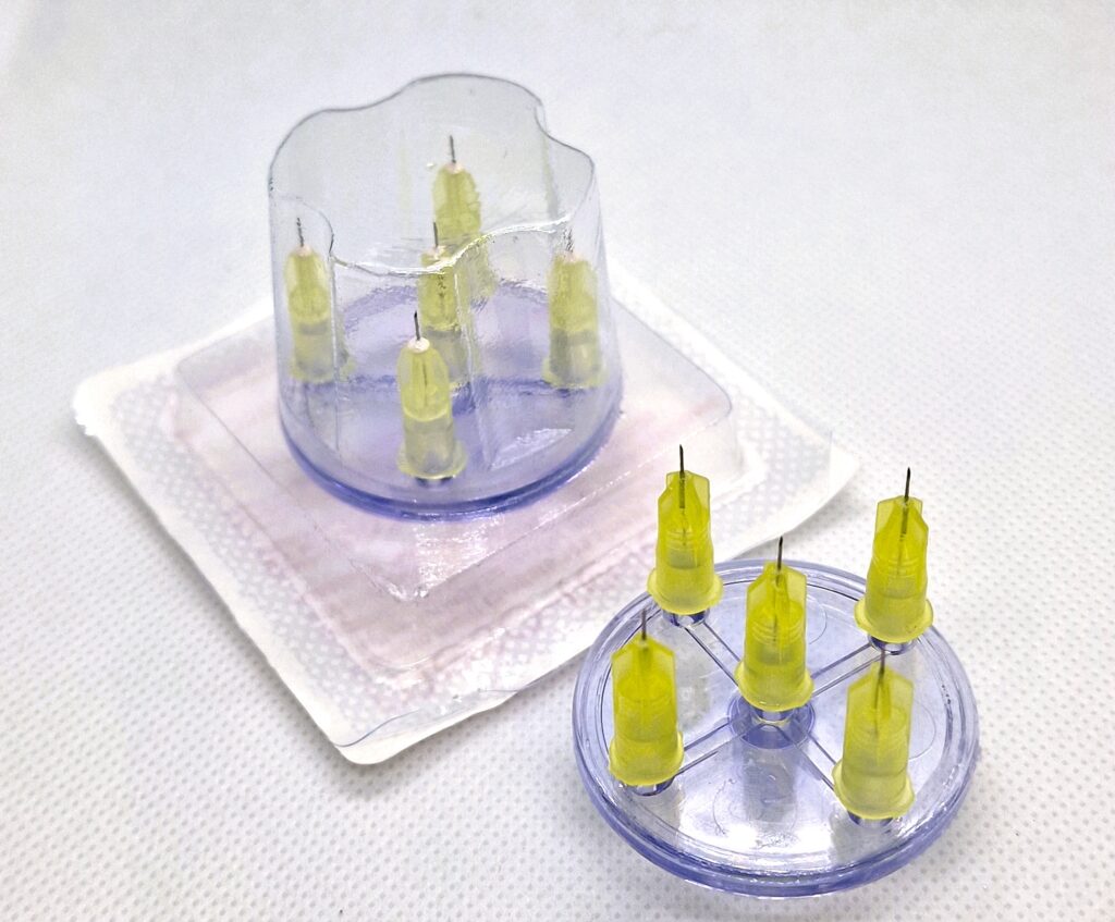 30g Yellow 4mm x 5 Meso-relle Circular Multi Injector (PRP ...